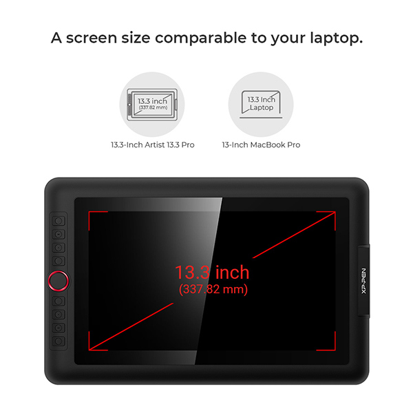 XP-PEN ARTIST DISPLAY - 13.3 PRO FOR WINDOWS-MAC & ANDROID-USB-13.3inch ...