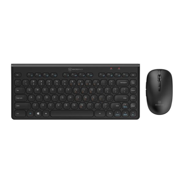 Micropack KM-228W MINI USB-A Slim Wireless Mouse and Keyboard Combo - Excel Technologies Limited
